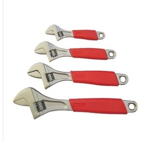 Adjustable spanner Adjustable wrench with rubber grip